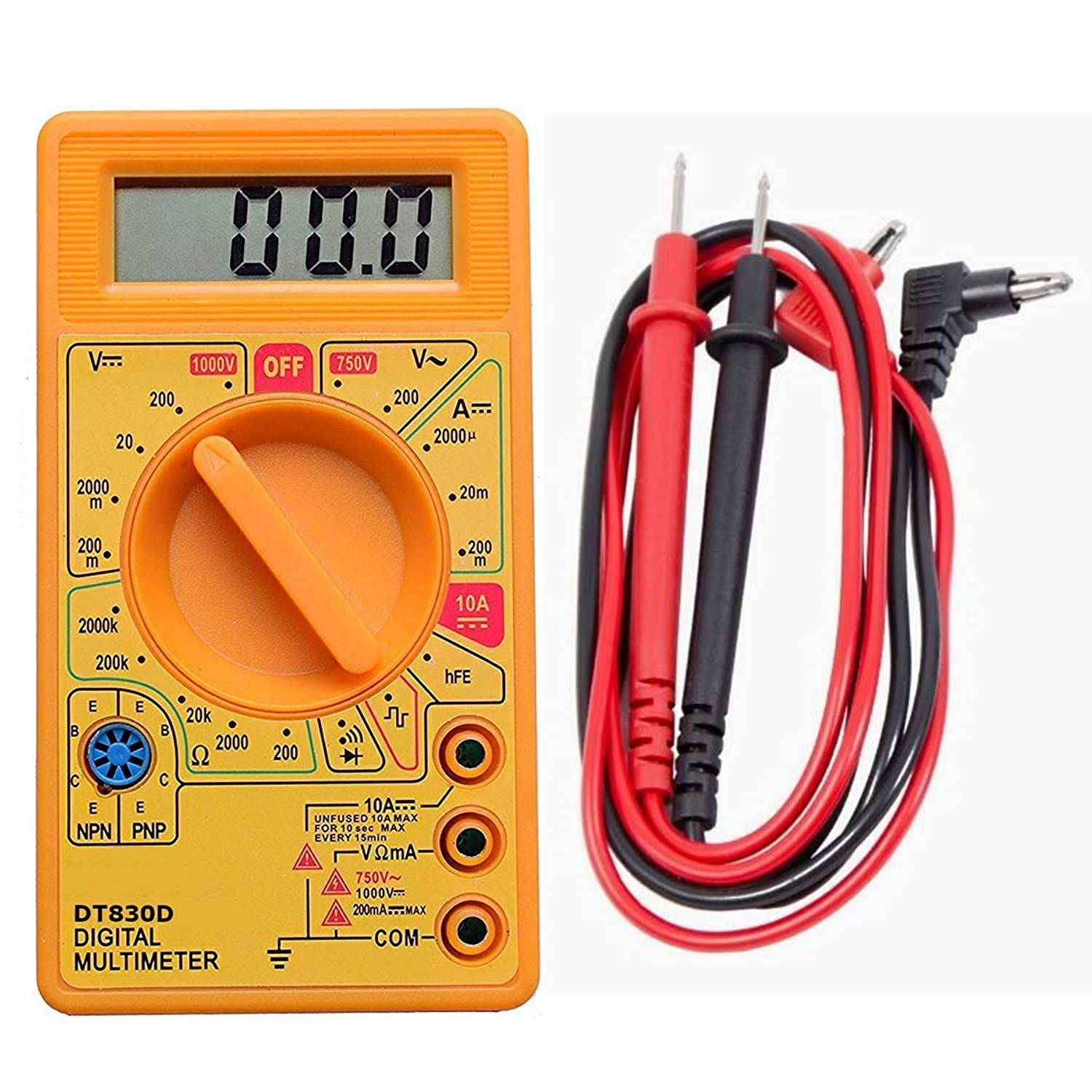 DT830D - Digital Multimeter DT-830 D - Electronic Components Parts Shop ...