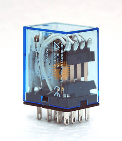 24V DC 8 Pin Relay (MY2N-J) - Electronic Components Parts Shop Sri Lanka