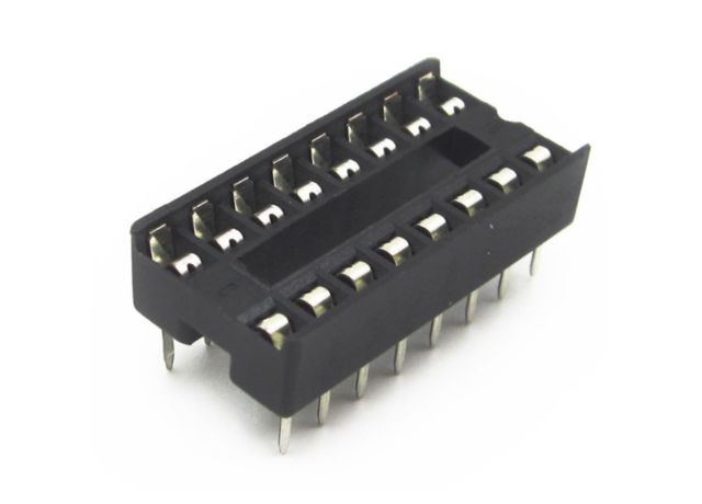 16 Pin IC Base - Electronic Components Parts Shop Sri Lanka