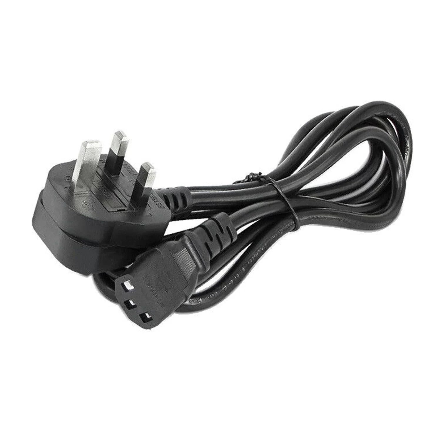 3 Pin AC Cord / Power Cable with fuse - Electronic Components Parts ...