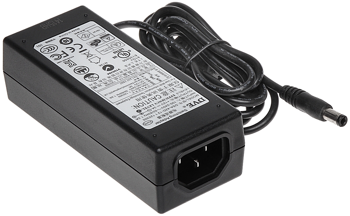 12V 3A Adapter (with AC Cord) - Electronic Components Parts Shop Sri Lanka