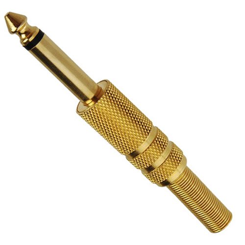 MIC Mono Jack ( Gold Colour ) - Electronic Components Parts Shop Sri Lanka