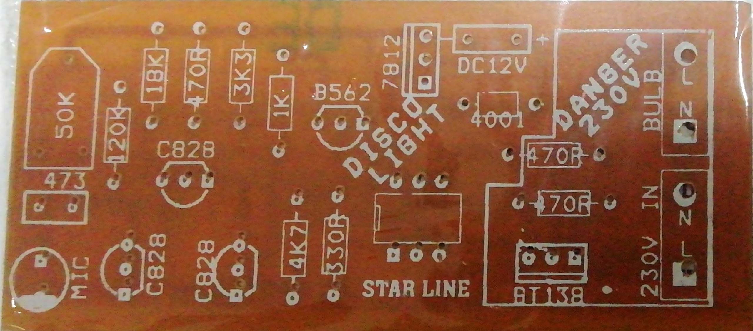 DISCO Light 230V (Sound sensitive) - Electronic Components Parts Shop ...