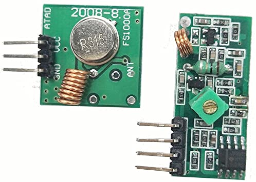 315Mhz RF Transmitter and Receiver Module link kit - Electronic ...