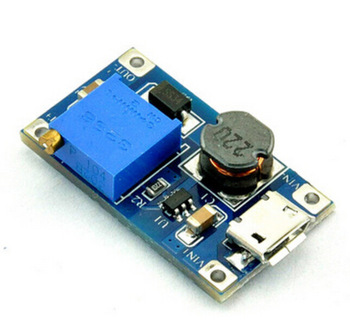 MT3608 DC to DC 2A, 2-24V to 5-28V Boost Converter Module with micro ...