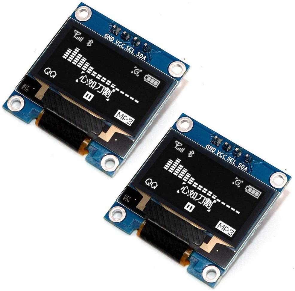 0.96 inch 128X64 OLED Display Module I2C IIC Serial - White ...