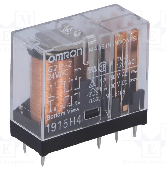 8 Pin 24V DC Relay ( G2R-2 ) - Electronic Components Parts Shop Sri Lanka