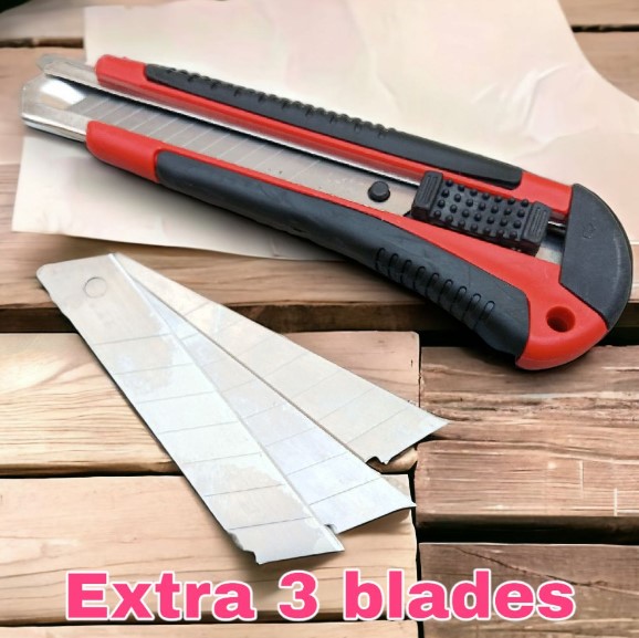 Cutter Knife with Blades (18mm) - Electronic Components Parts Shop Sri ...