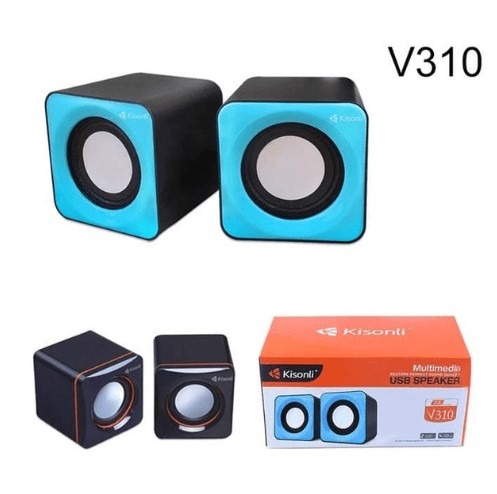 Kisonli V310 Multimedia Computer Speaker System - Electronic Components Parts Shop Sri Lanka